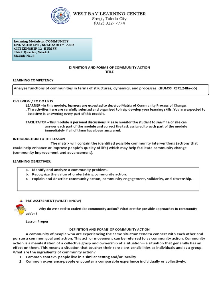 Gr12 HUMSS (Module3) | PDF