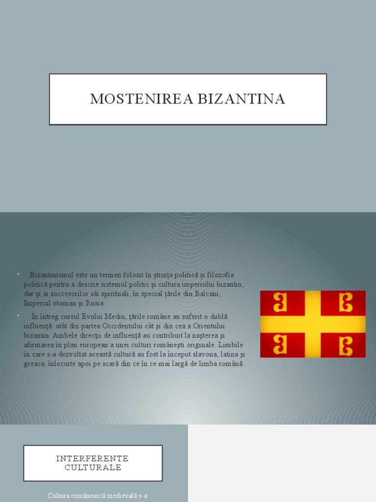 Mostenirea Bizantina | PDF