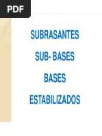 Subbase, Base Hidráulica y Subrasante Características y Requisitos de Calidad | PDF | Hormigón ...
