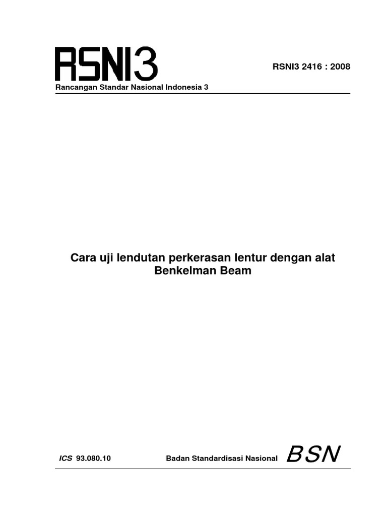 RSNI3-BB (Finalisasi) | PDF