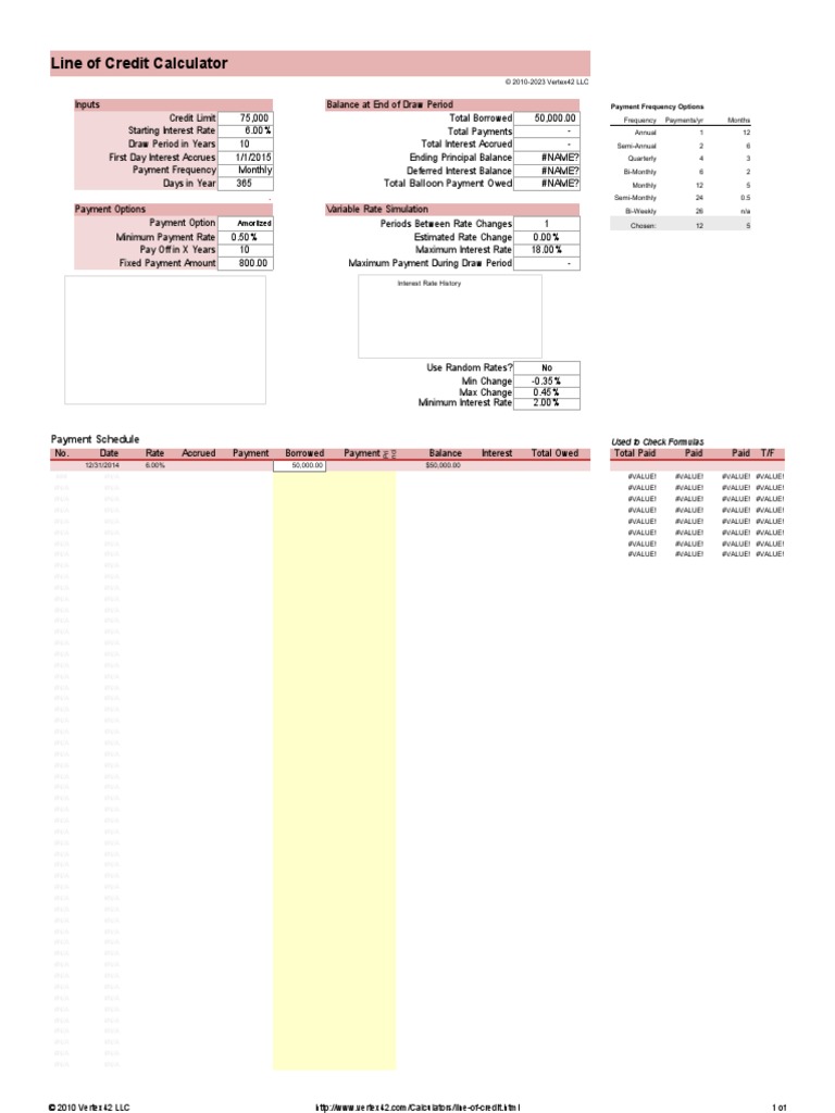 07 Line-Of-Credit | PDF