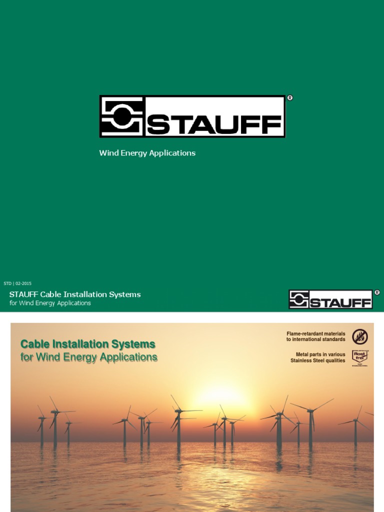 STAUFF-English - Wind Energy Applications | PDF | Wind Power | Plastic