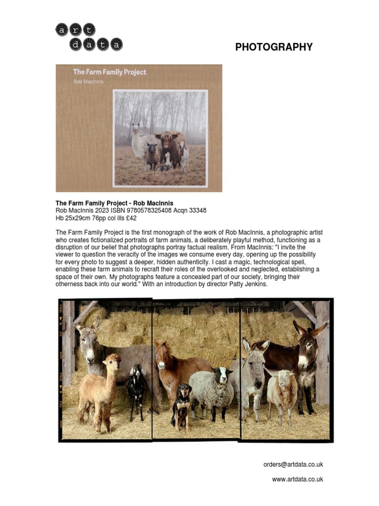 The Farm Family Project by Rob MacInnis | PDF | Art | Home & Garden