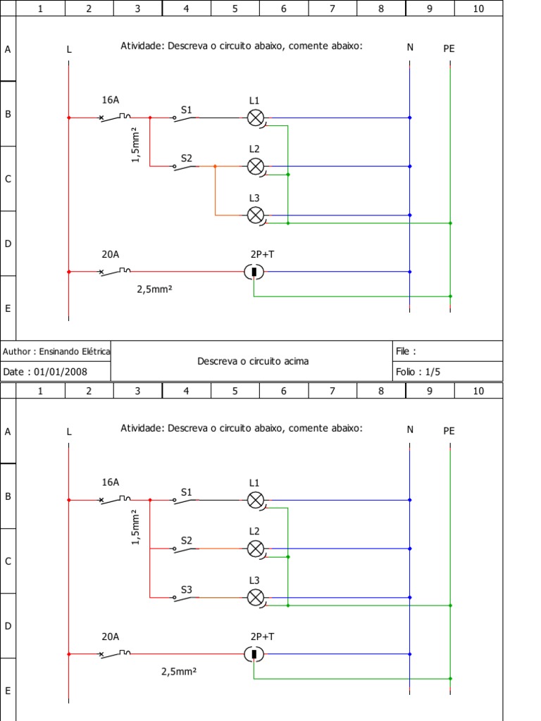 QElectroTech Circuitos Básicos PDF | PDF