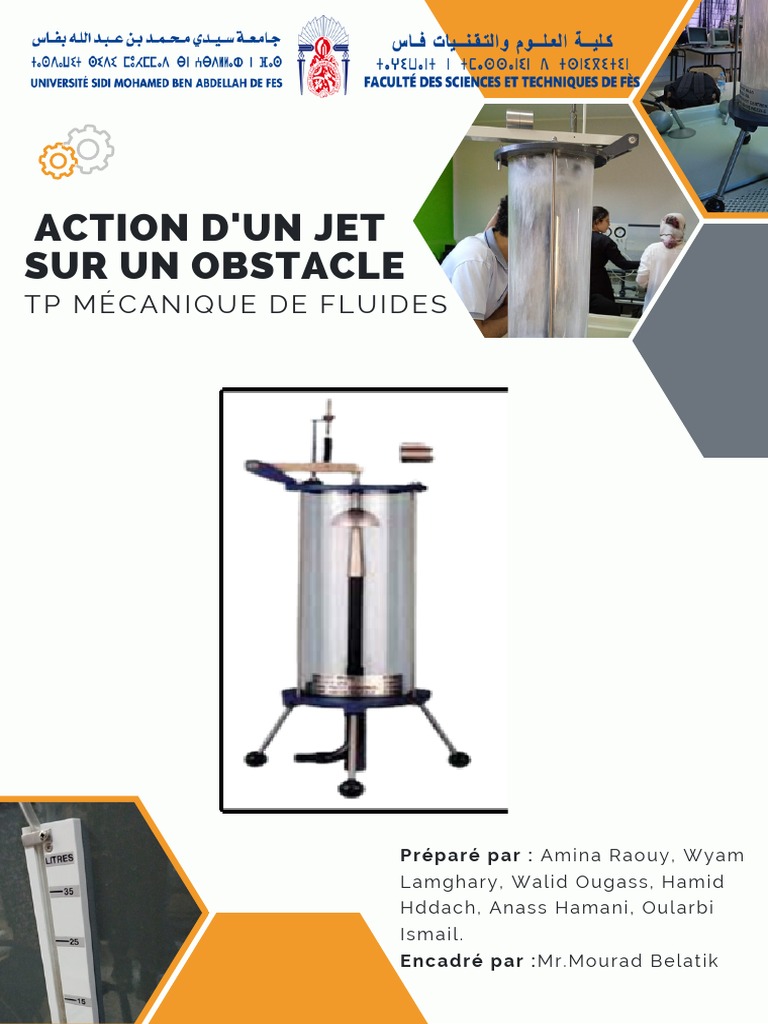 Effets d'un jet sur obstacles en fluides | PDF | Mécanique | Métrologie