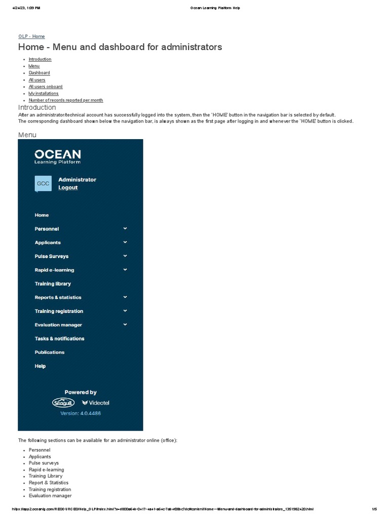 Ocean Learning Platform Help 2 | PDF | Educational Technology ...