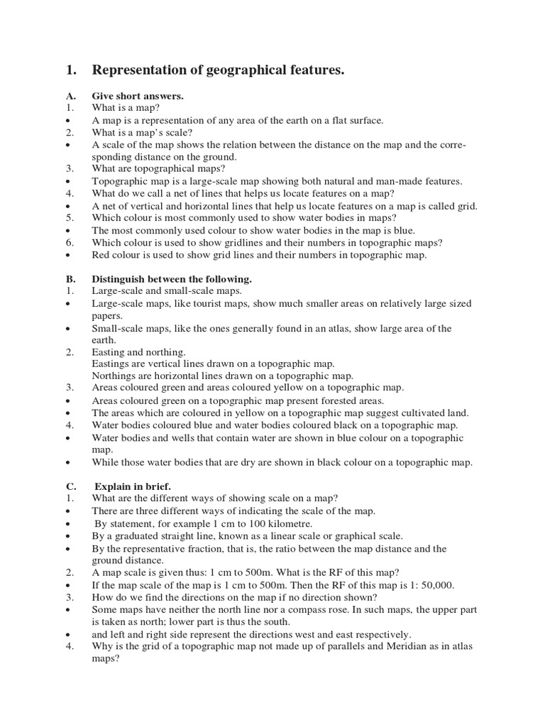 Geography Concepts for ICSE Class 7 | PDF