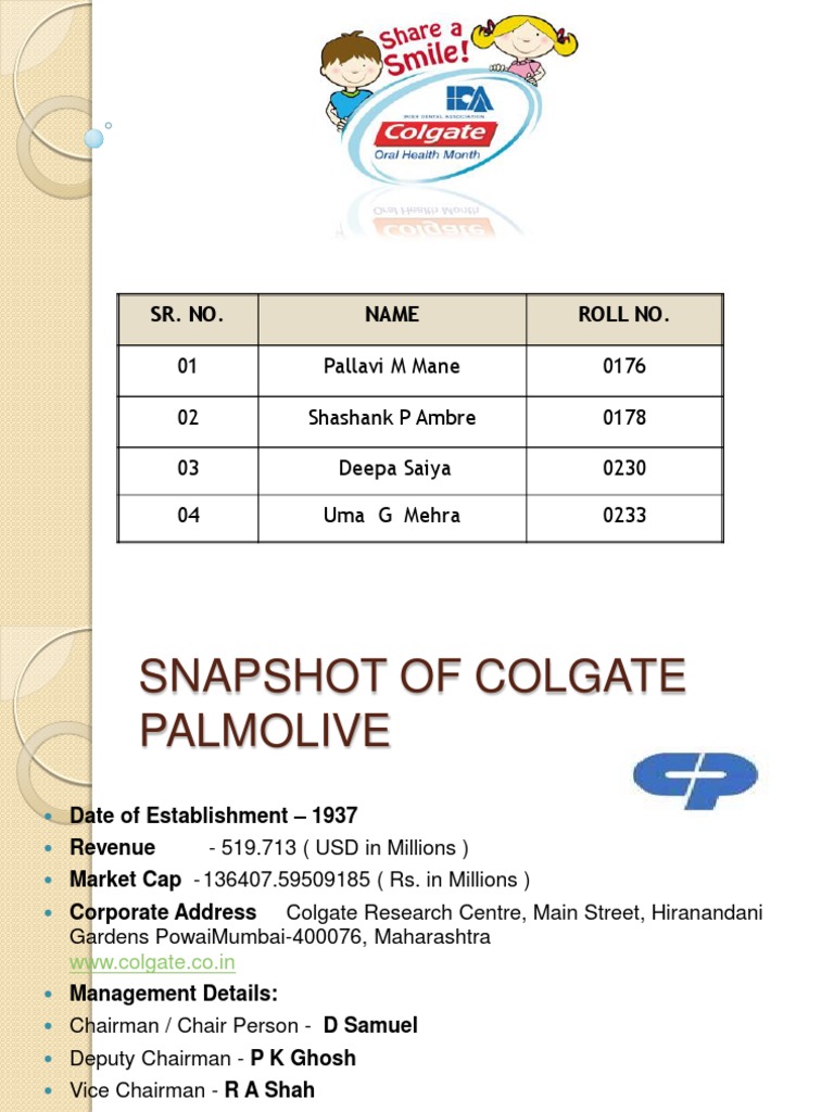Colgate-Palmolive Financial Overview 2010 | PDF | Expense | Financial ...