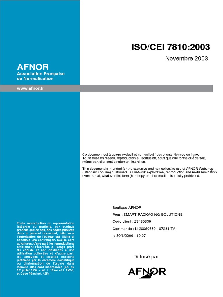 Iso 7810 | PDF