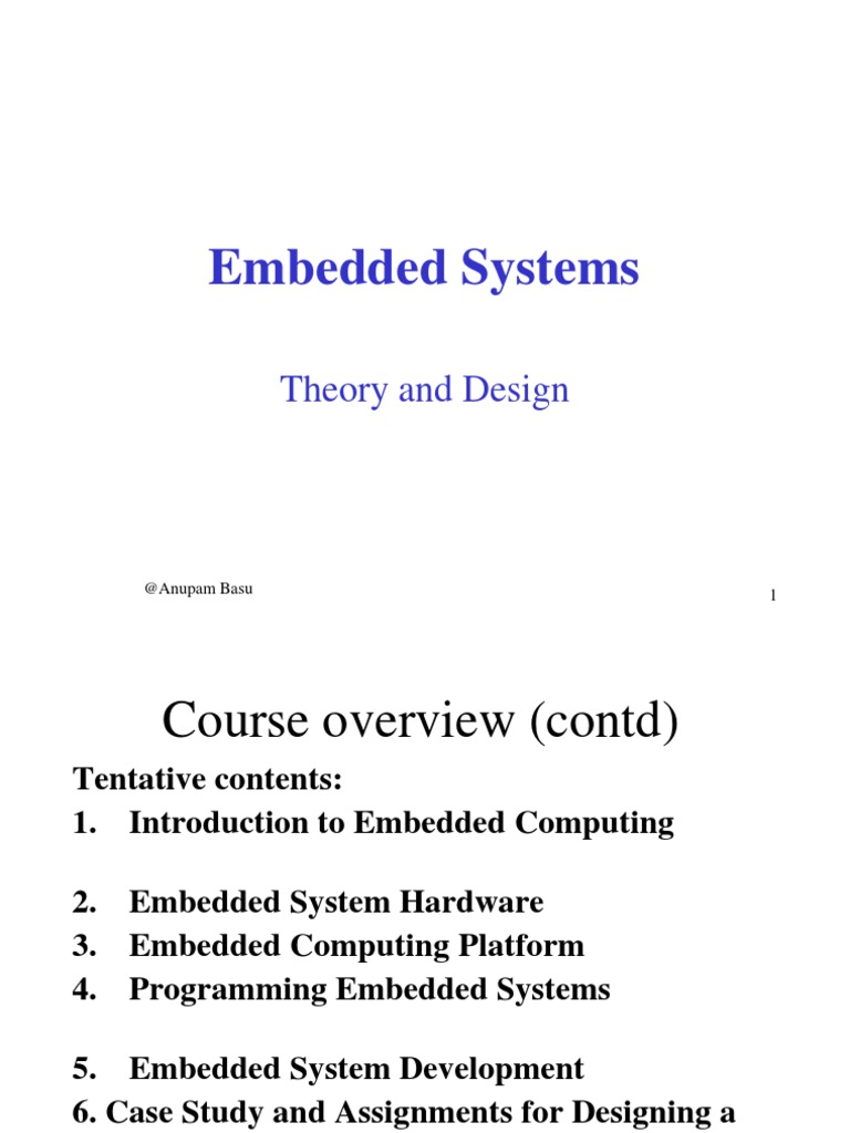 Embedded Systems | PDF | Embedded System | Digital Signal Processor