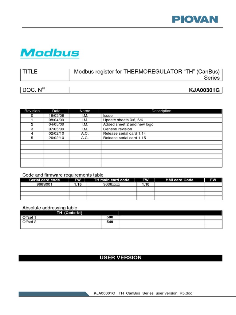 KG001904A4 Modbus Registers | PDF | Clock | Computer Hardware KG001904A4 Modbus Registers | PDF | Clock | Computer Hardware