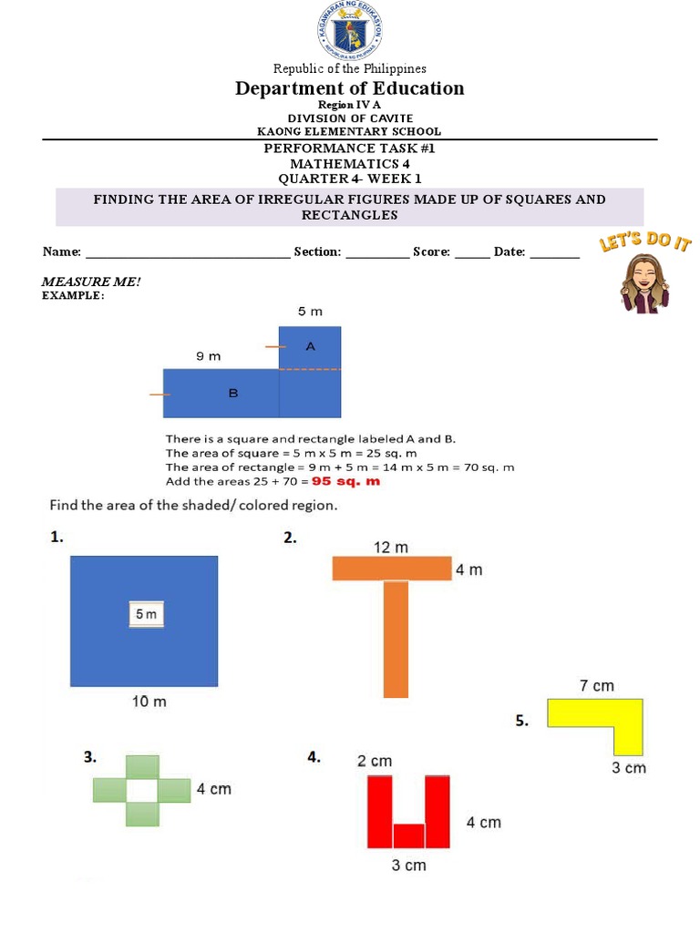 Math 4 Q4 Week 1 Las | PDF