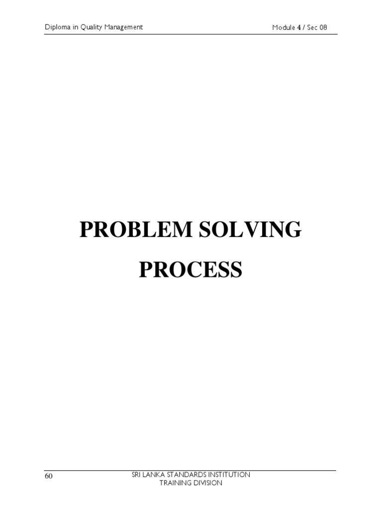 Seven Step Problem Solving Guide | PDF | Quality Management | Business
