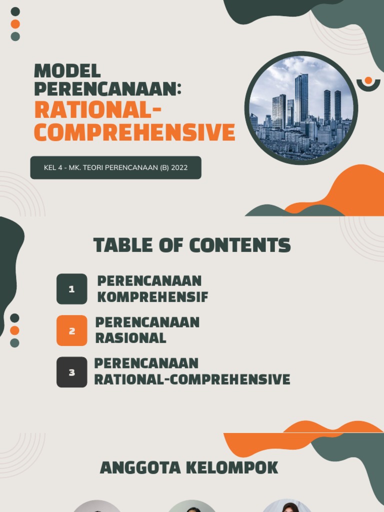 Materi 8_Model Rational-Comprehensive Planning (1) | PDF
