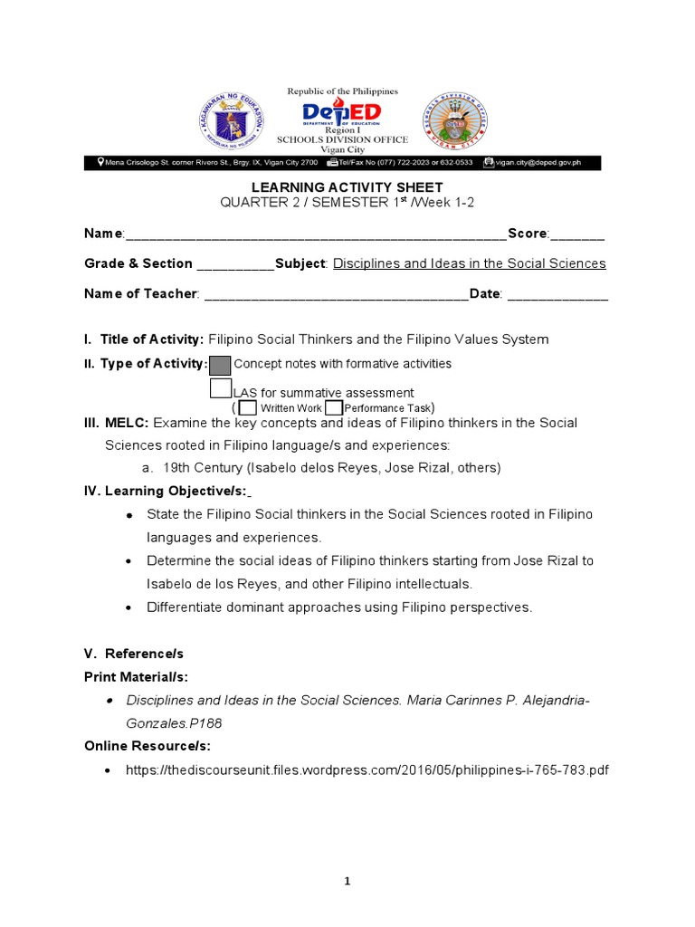 DISS Q2 Weeks-1-2 CN | PDF DISS Q2 Weeks-1-2 CN | PDF
