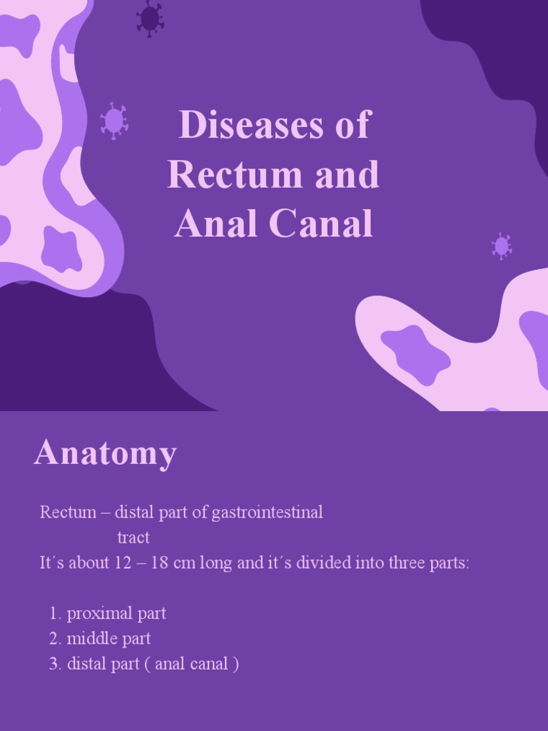 Diseases of Rectum and Anal Canal | PDF | Hemorrhoid | Rectum