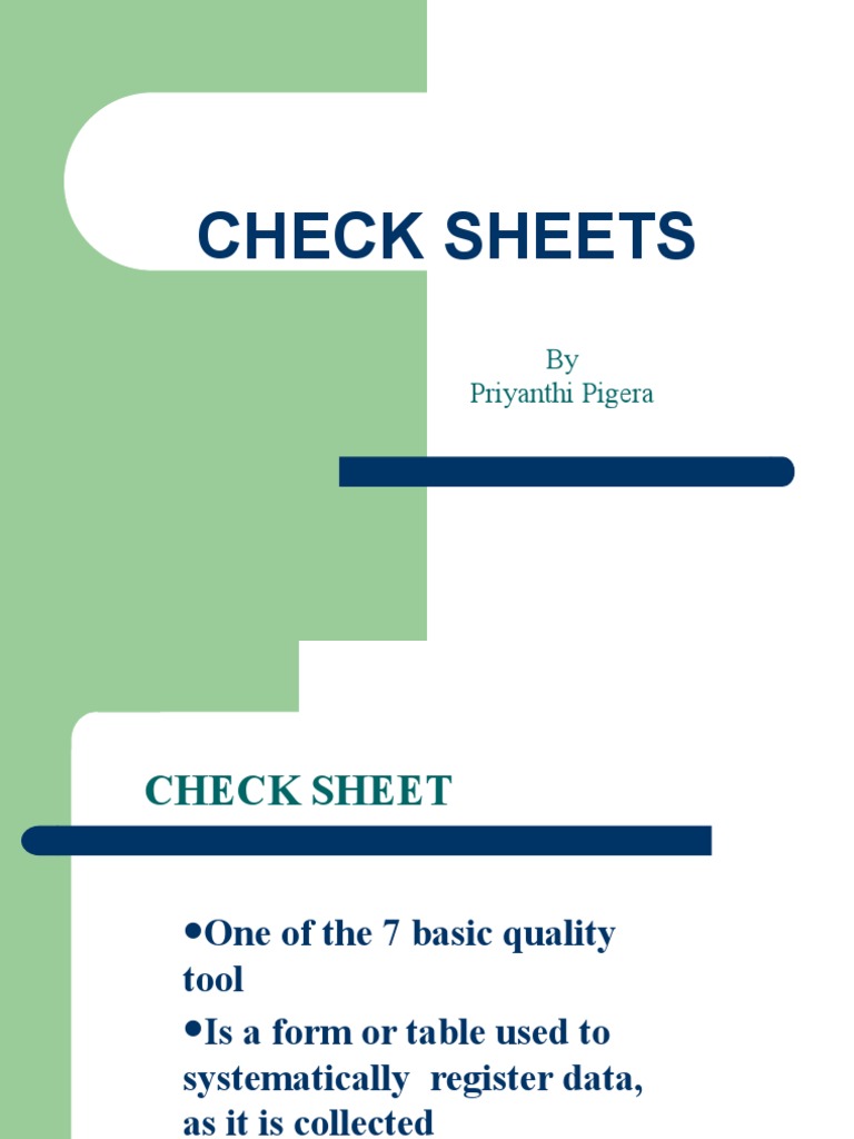 Check Sheets | Download Free PDF | Mechanical Engineering | Vehicle ...