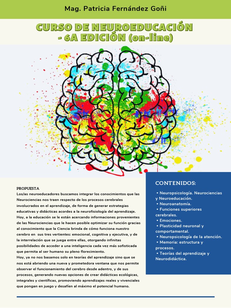Curso Neuro 2023 | PDF | Aprendizaje | Ciencia cognitiva
