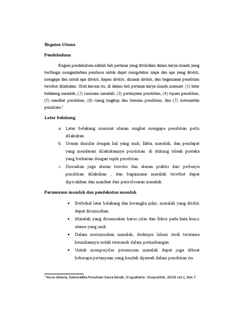 Teknik Penulisan Karya Ilmiah | PDF