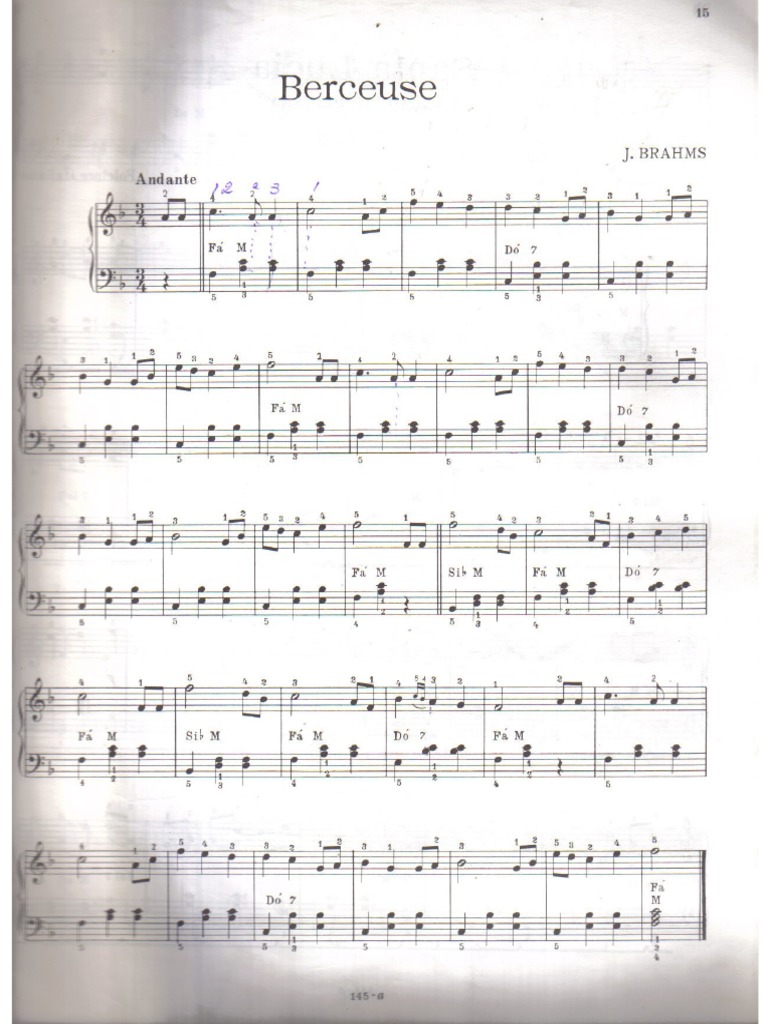 Berceuse - Piano PDF | PDF