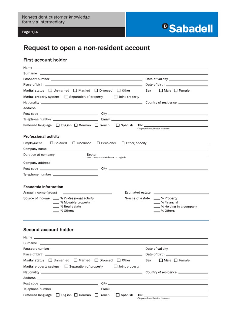 Formulario KYC Agosto 2018 ING | PDF