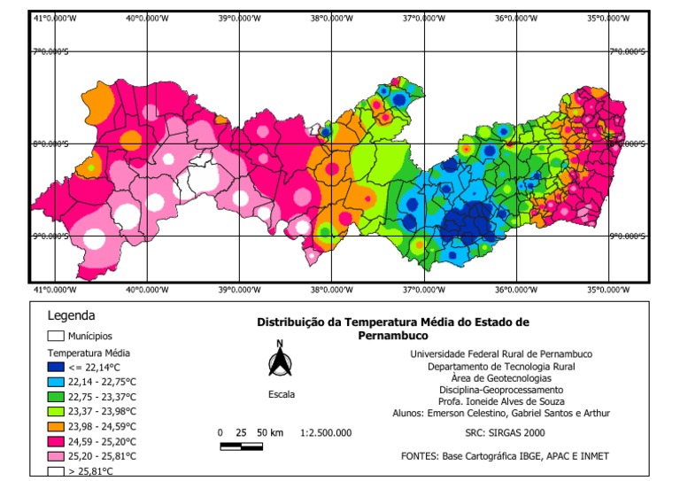 Mapa de Temperatura Máxima de PE | PDF
