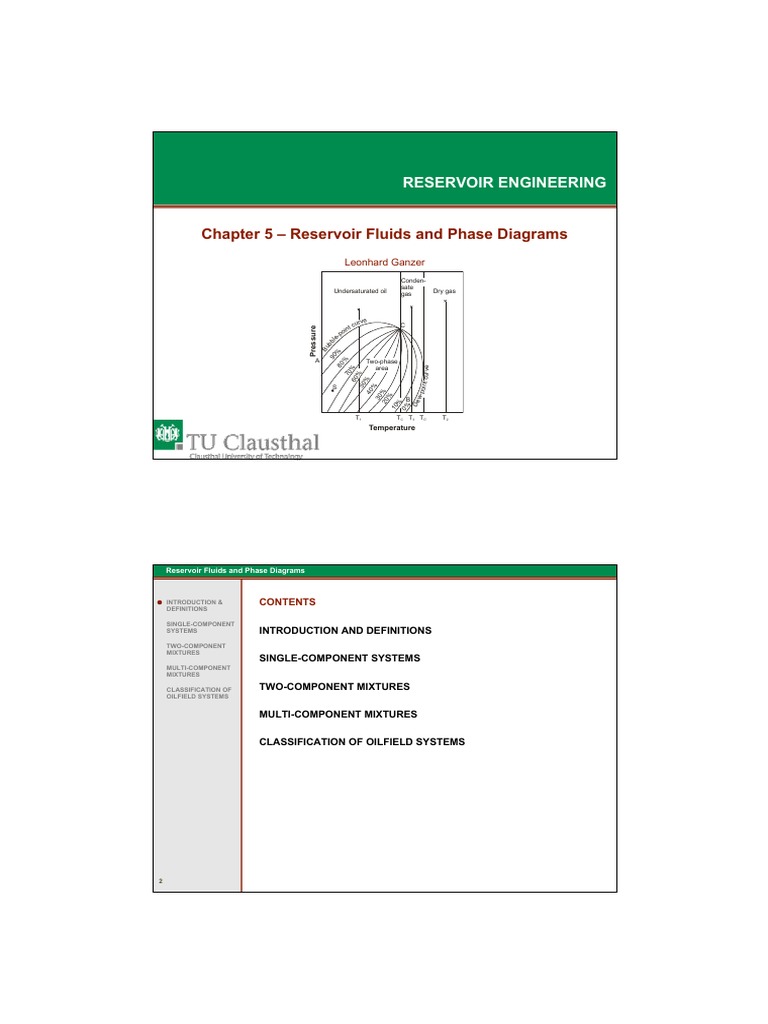 Reservoir Fluids & Phase Diagrams Guide | PDF | Phase (Matter ...