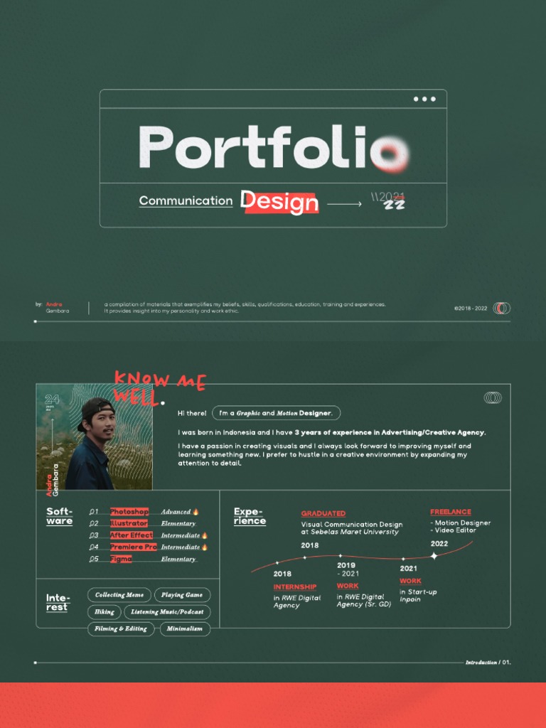 Portfolio Graphic Design 2022 - Andra Gembara | PDF