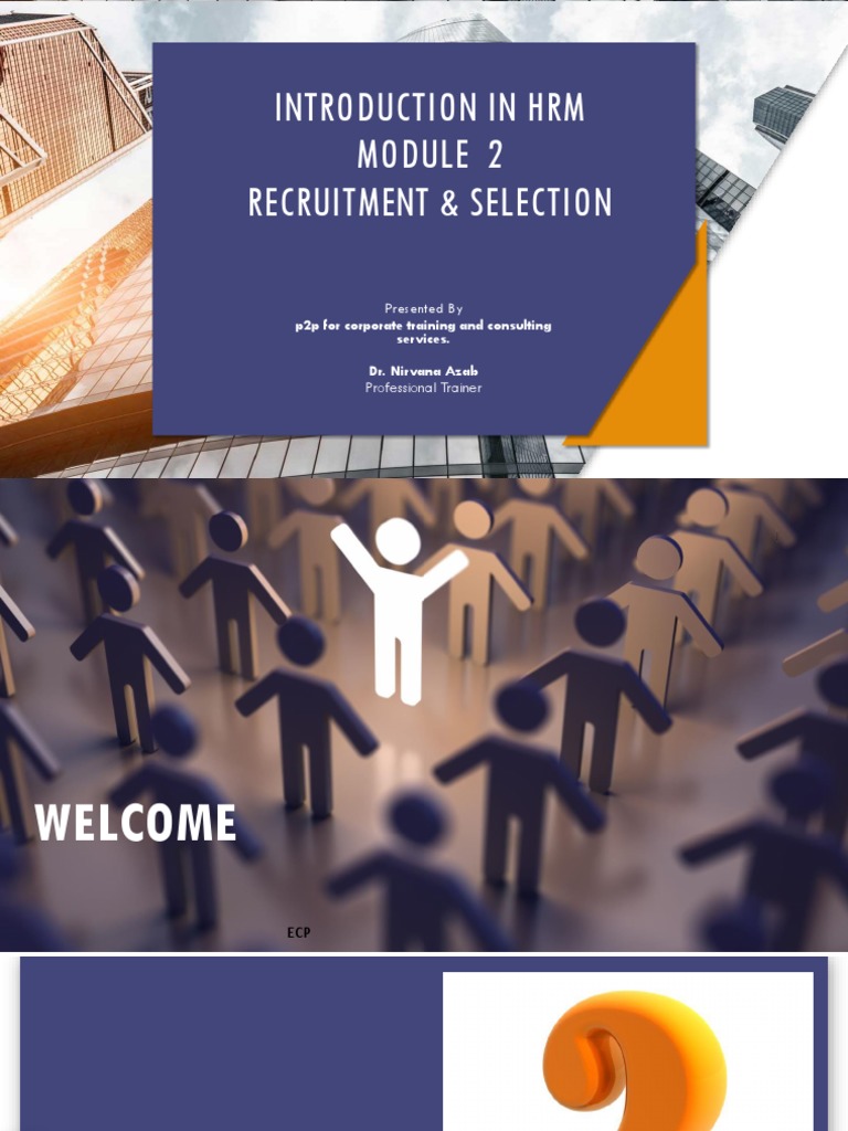 Recruitment & Selection Training Module | PDF | Recruitment | Human ...