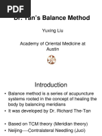 Acupuncture Balance Method Guide | PDF | Human Leg | Acupuncture
