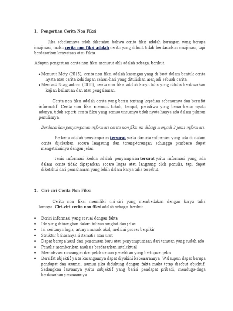 Teks Non Fiksi | PDF