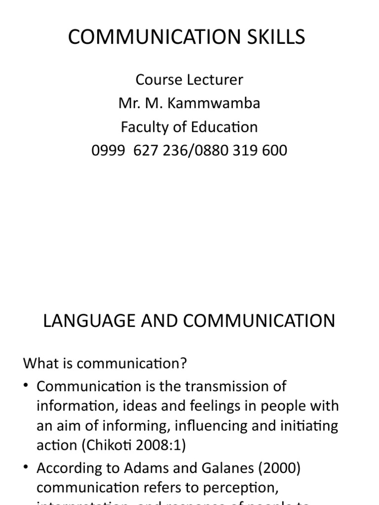 COMMUNICATION Slides 1 | PDF | Communication | Essays