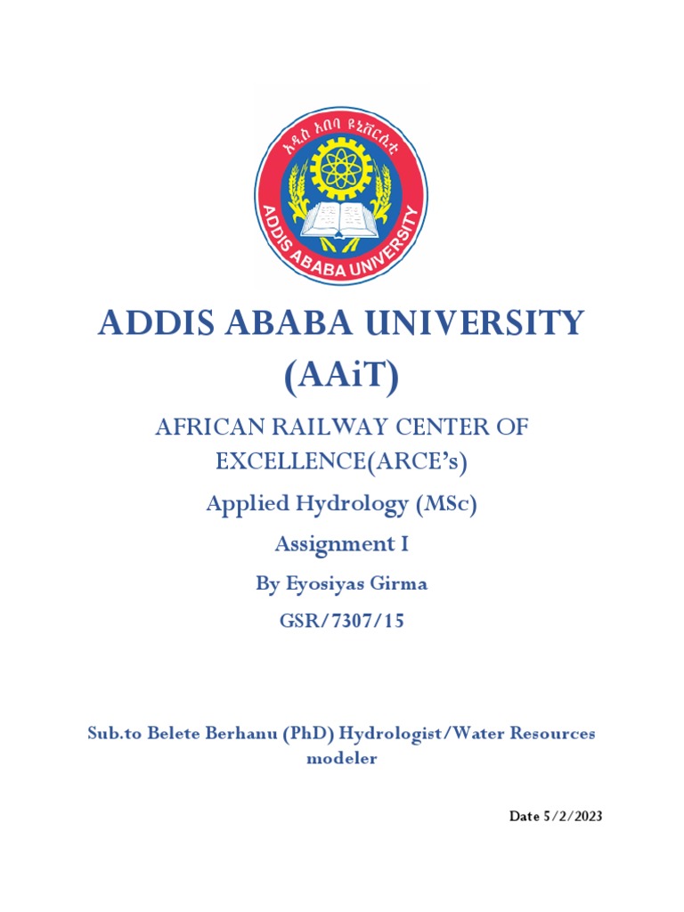 Analytical Exercise Solutions PDF | PDF | Discharge (Hydrology ... Analytical Exercise Solutions PDF | PDF | Discharge (Hydrology ...