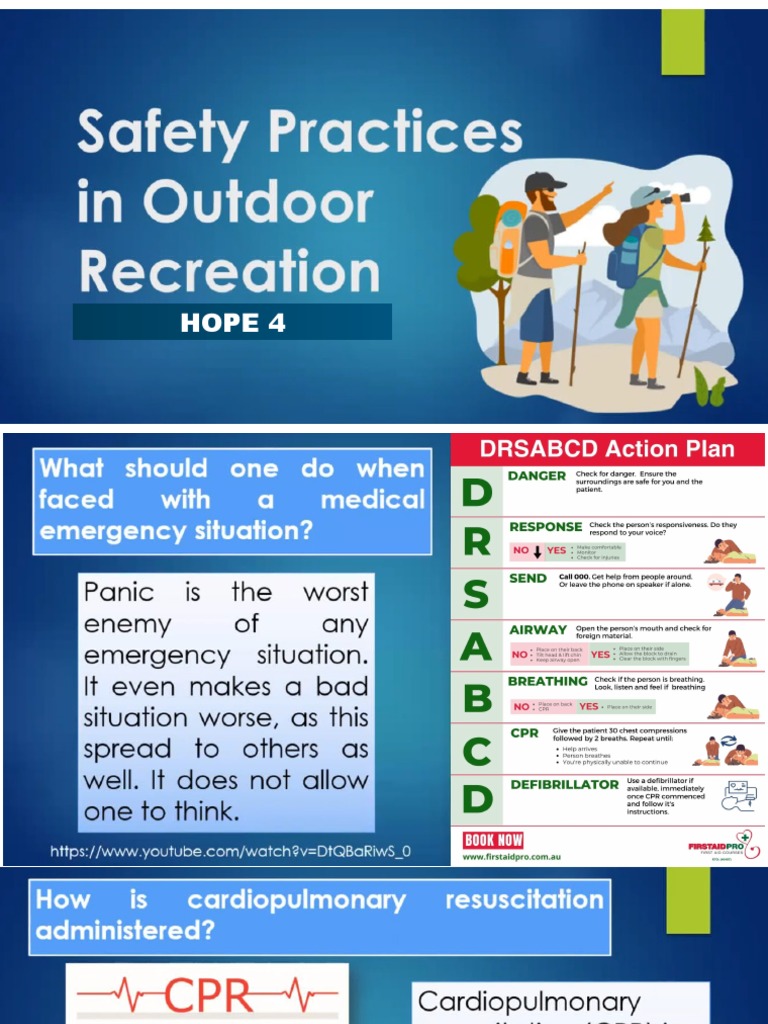 Safety Practices in Outdoor Recreation | PDF