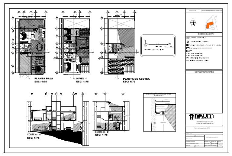 Simbología y Planos de CCTV | PDF