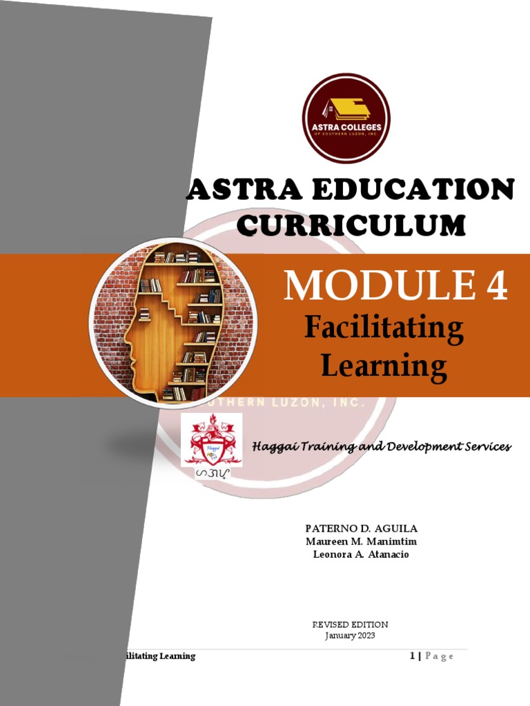 Module 4 Facilitating Learning | PDF | Career & Growth