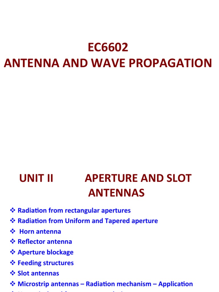 Aperture Concepts PDF | PDF | Antenna (Radio) | Field (Mathematics)