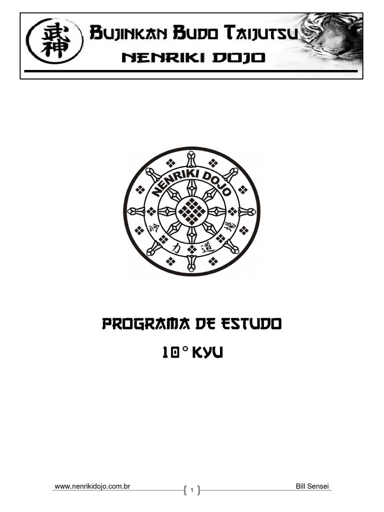 Ninjutsu - Apostila de 10 Kyu.pdf | PDF