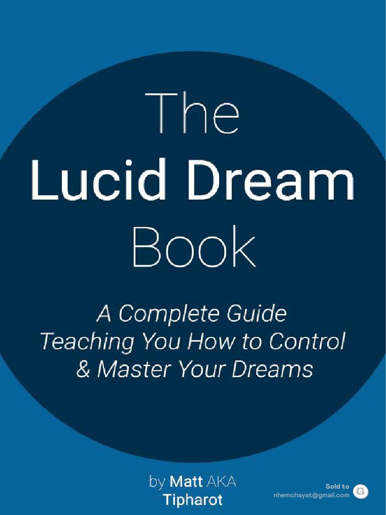The Lucid Dream Book by Tipharot | PDF | Dream | Rapid Eye Movement Sleep