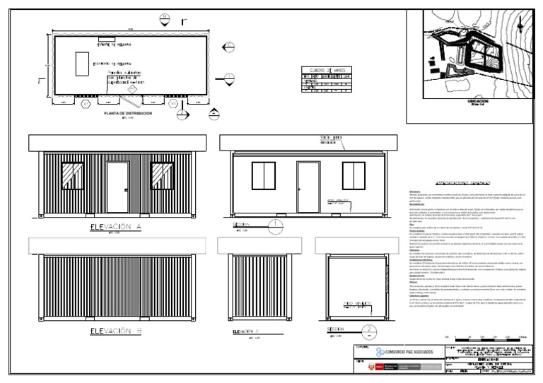 Pr-Ue003-2437668-Ad-19-Arq-003 Area de Oficina - Planta y Detalle - Ok PDF | PDF
