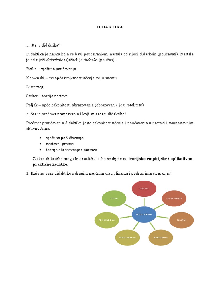 Didaktika 1 | PDF