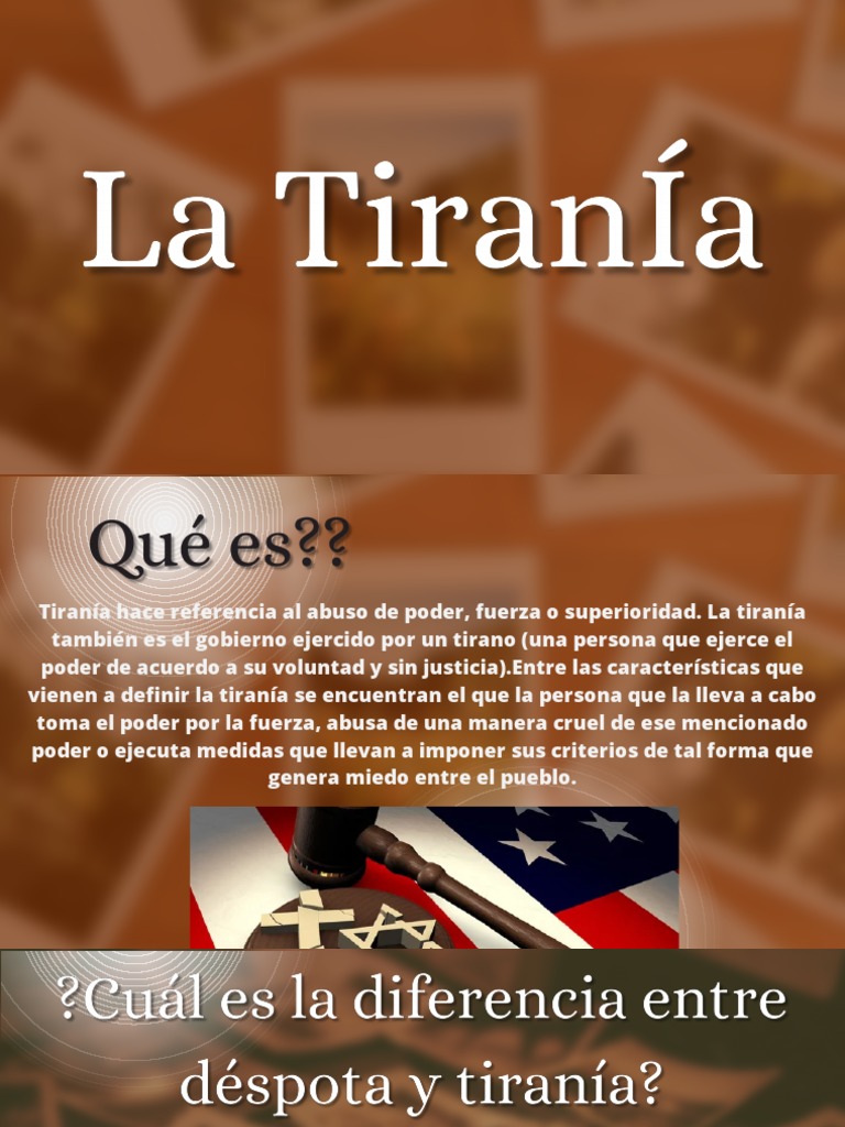 La Tiranía PDF | PDF | Dictadura | Alemania nazi