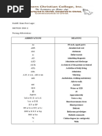 Nursing Abbreviations and Acronyms List | PDF | Medicine | Clinical ...