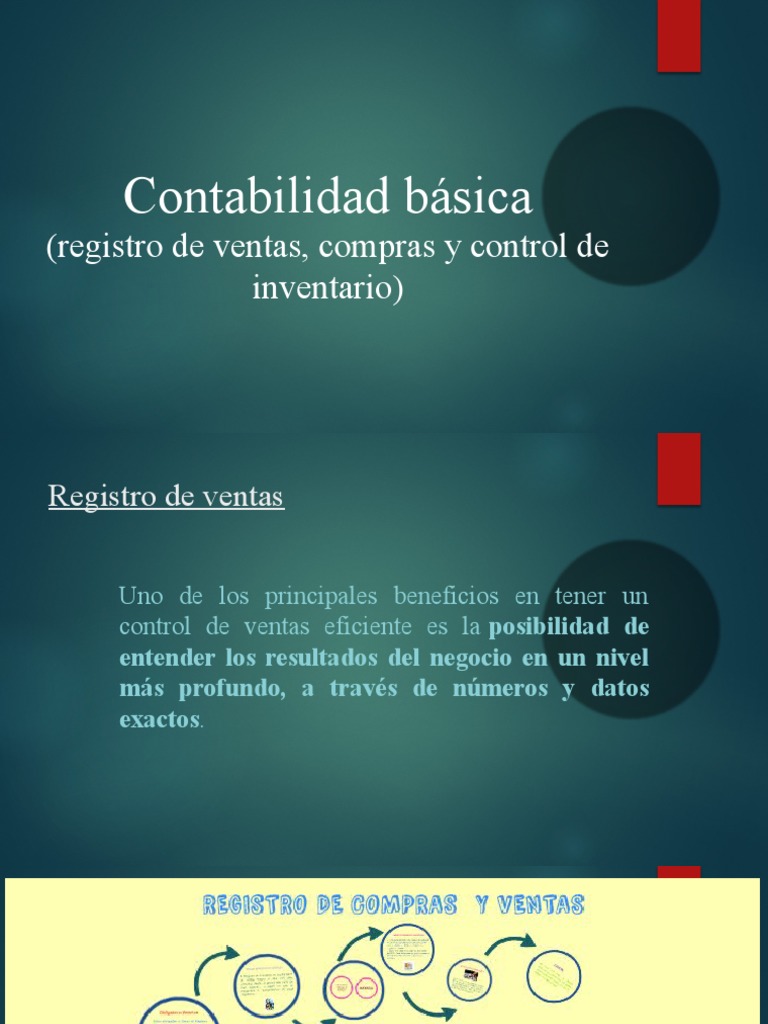 Gestión contable básica para pequeñas empresas: registro de ventas, compras e inventario | PDF ...