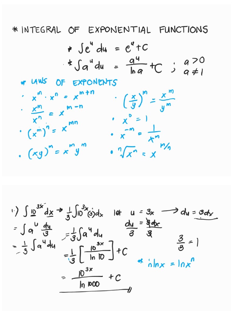 Exponential Function | PDF Exponential Function | PDF