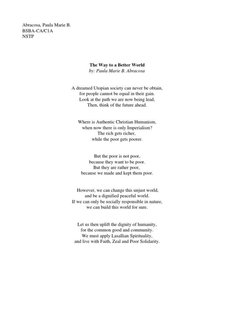 NSTP Poem | PDF