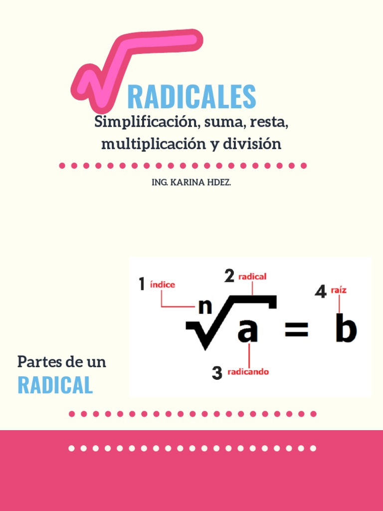 RADICALES | PDF | Matemáticas