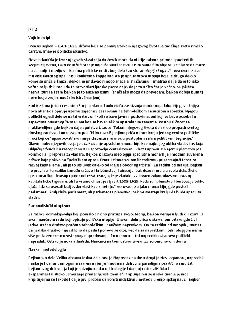 IPT 2 - Vujačić | PDF