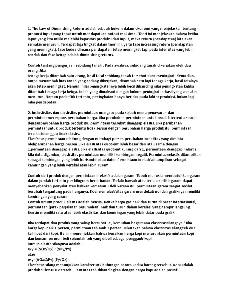 Diskusi 2 Ekonomi Manajerial | PDF