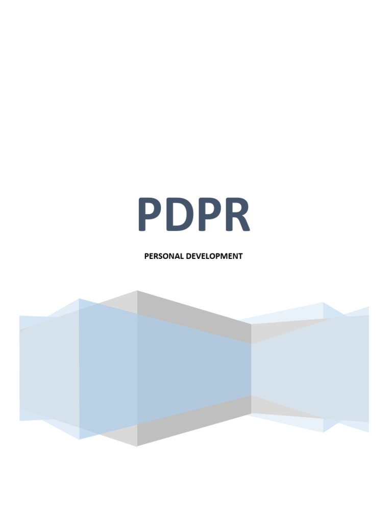 Personal Development PDF | PDF | Cognitive Science | Human Development